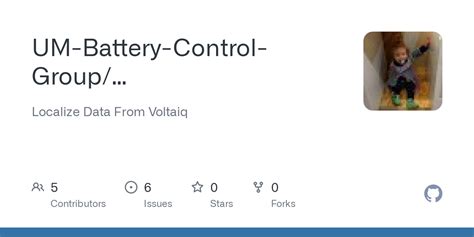 Github Um Battery Control Groupumbcdatalocalization Localize Data From Voltaiq