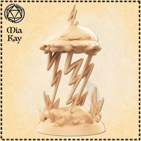 3d Printable Lesser Wind Elemental By Mia Kay