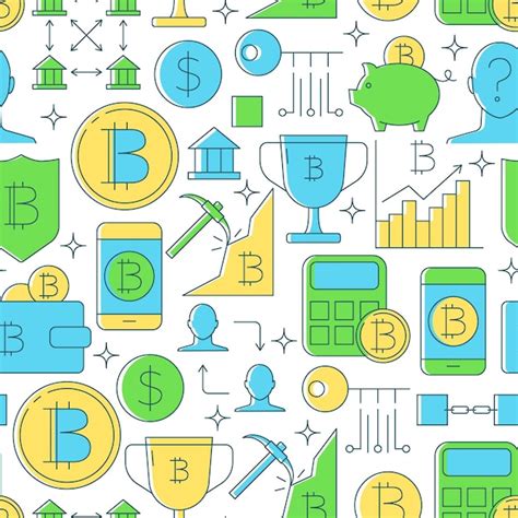 Premium Vector Math Seamless Pattern