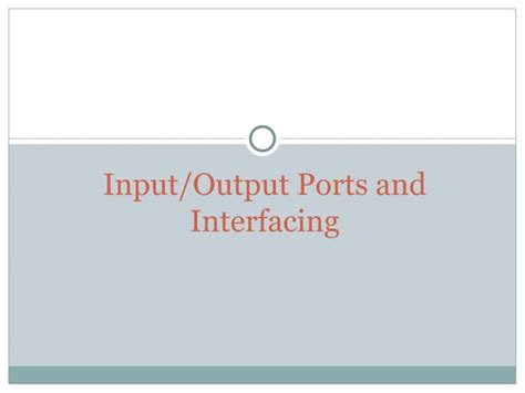 Microprocessor Design And Lecture Threeppt
