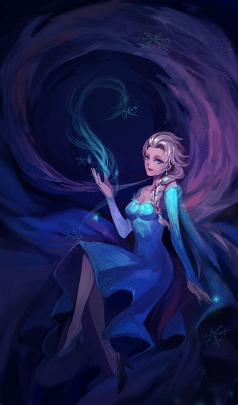 Princess Elsa Cartoon Frozen Movie Fan Art Wallpapers Hd Desktop And Mobile Backgrounds