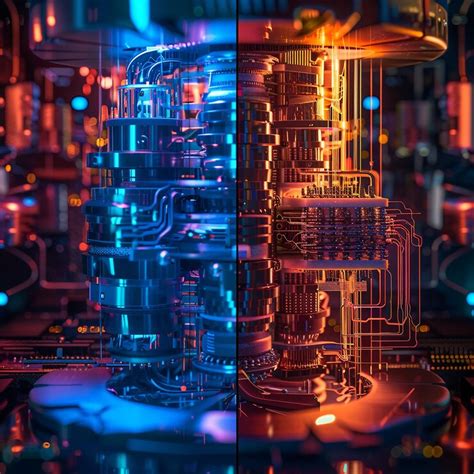 Comparing Quantum Computing And Classical Computing Premium Ai Generated Image