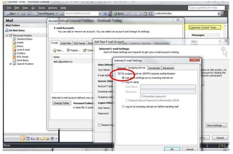 Manual To Setup Microsoft Outlook I Concept