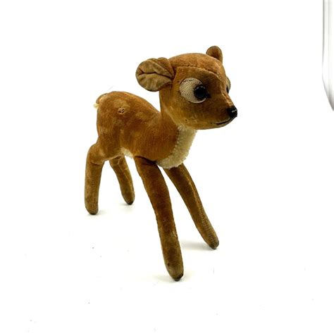 939 Vintage Felt Steiff Bambi Fawn With Mohair Tail