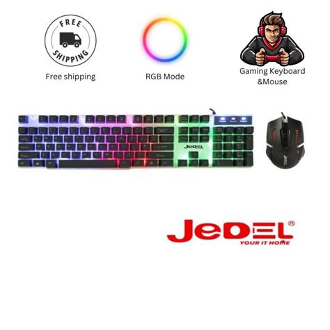 Cool Backlit Keyboard And Mouse Combo Kit Ergonomic Keyboard Color Backlight For Computer Pc