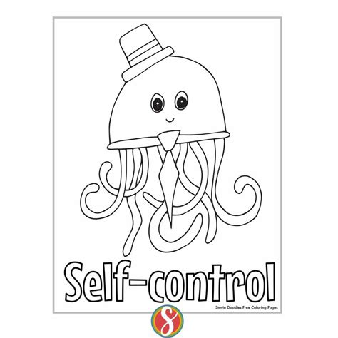 Self Control Coloring Pages [2025]