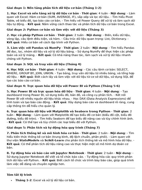 Data Analyst Steps Pdf