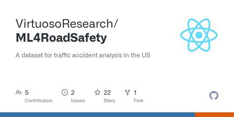 Github Virtuosoresearchml4roadsafety A Dataset For Traffic Accident