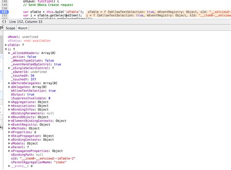 Solved Sapui5 Get Selected Table Index Sap Community