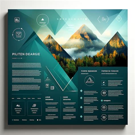 vector gradient press kit template generated by ai premium ai