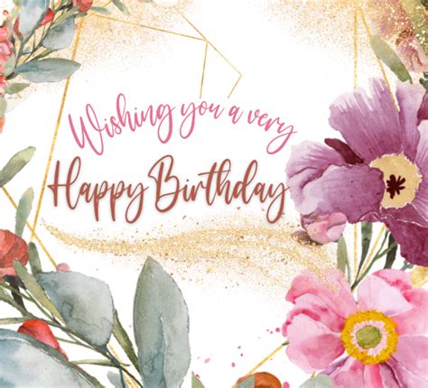 Wishing You A Very Happy Birthday Card Free Birthday Wishes Ecards