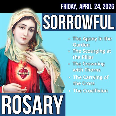 Listen Relaxed Pace Rosary Sorrowful Mysteries Of The Rosary For