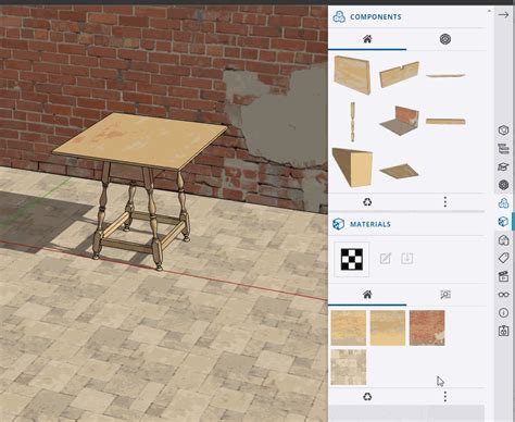 Cannot Delete Material Even If I Delete A Component And The Whole Model Content SketchUp Free
