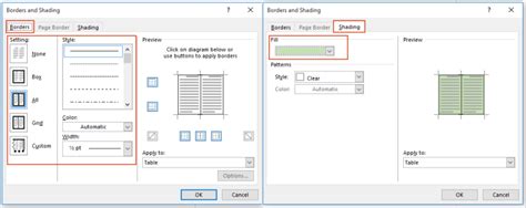 How To Shade Every Other Row Or Column In Word Table