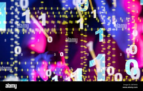 Abstract Concept Of Binary Code Digital Information And Internet Data