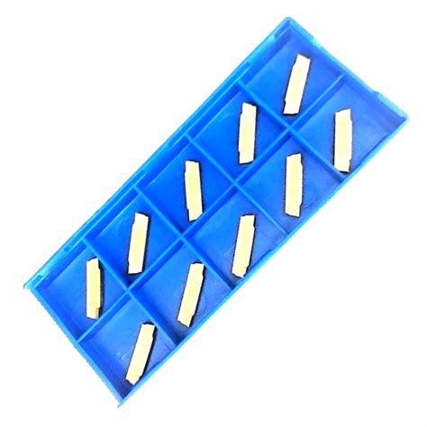 10 Pcs Mgmn200 Grooving Carbide Inserts Lathe Cutter Turning Parting Tools Set Metal Lathe Tools