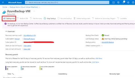 How To Backup Virtual Machines By Using Azure Portal