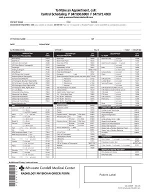 Patient Appointment Form Blank Fillable Template Fill Out Print