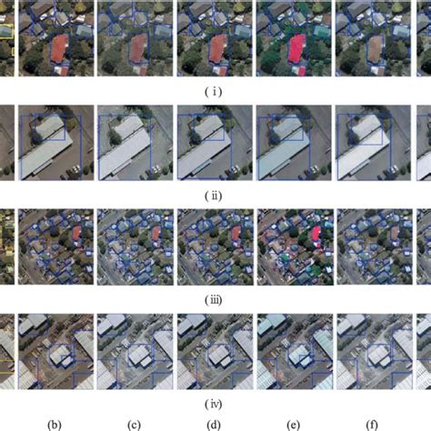 Object Detection Results In The Whu Dataset A Target Images With