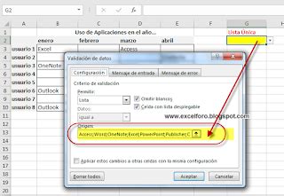 VBA Validación Datos con Registros Únicos EXCEL FORO Un blog de Excel