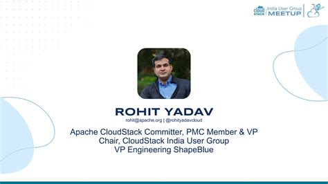 Cloudstack 101 The Best Way To Build Your Private Cloud Rohit Yadav Vp Apache Cloudstack Ppt