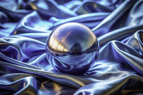 Surreal Blue Orb In A Dramatic Landscape Setting A Stunning Abstract Photography Piece Featuring