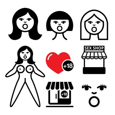 Sex Icons Royalty Free Vector Image Vectorstock