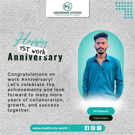 Ali Hasnain On Linkedin Workanniversary Medtronixsystems