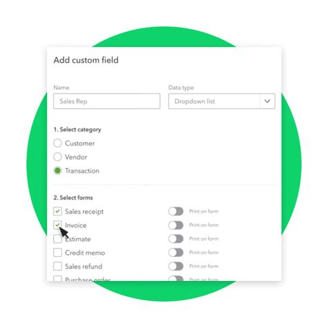 Custom Roles Fields And Workflows QuickBooks Online Advanced