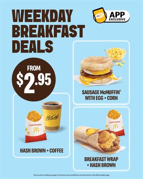Mcdonalds Spore Launches Weekday Breakfast Deals From Just S295