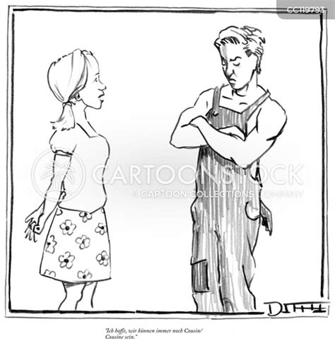 Cartoons Und Karikaturen Mit Cousins Zweiten Grades