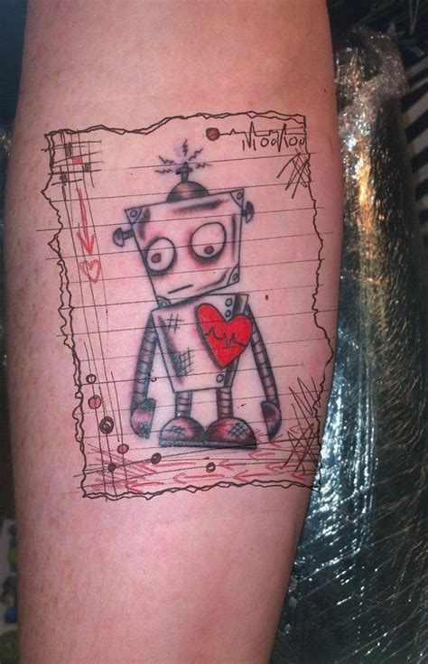 Cute Robots Tattoos