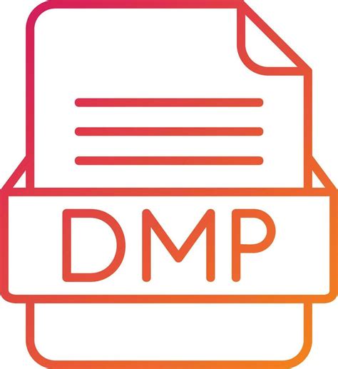 DMP File Format Icon Vector Art At Vecteezy