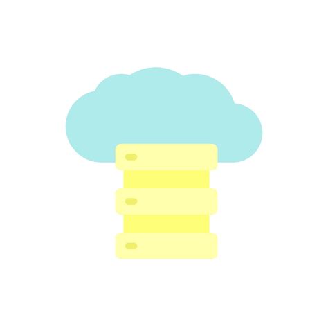 Cloud Data Vector Icon Illustration 23015460 Vector Art At Vecteezy