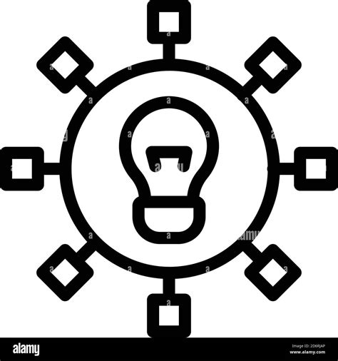 Idea Generation Icon Outline Style Stock Vector Image And Art Alamy