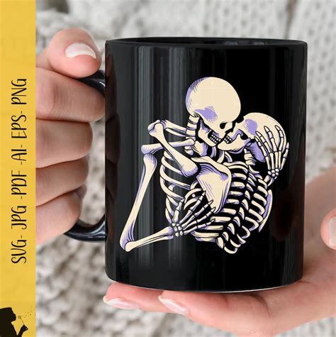 Skeleton Lovers Svg Skeleton Couple Png Love Svg The Lovers Etsy