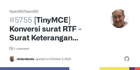 [tinymce] konversi surat rtf surat keterangan penduduk · issue 5755 · opensid opensid · github