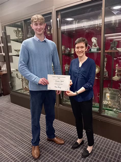 Lubs Studentoftheyear Mentorship Lifelonglearning Cameron Munro