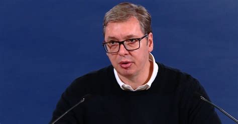 Vucic Even A Blind Man Could See What Kurti Wanted A Conflict