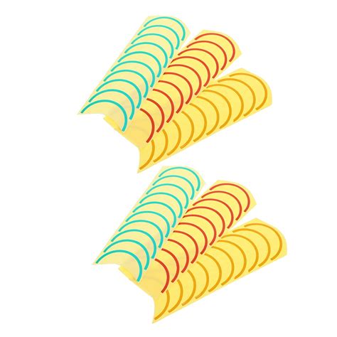 Zehuanyu Sheets Binder Clips Dashboard Indicator Sticker Walmart Com