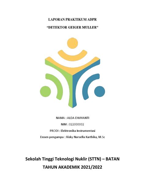 Alda Dwiyanti 022000002 Laporan Praktikum Adpr Geiger Muller Pdf