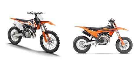 Motorrad Vergleich Ktm 125 Sx 2017 Vs Ktm 450 Smr 2025