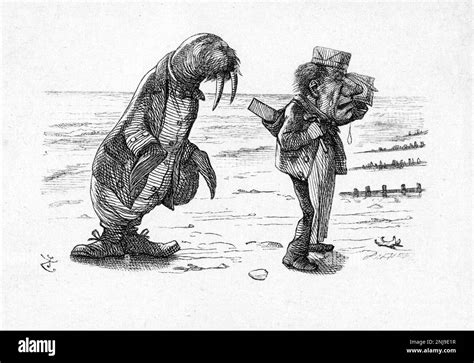 The Walrus And The Carpenter An Illustration By Sir John Tenniel For