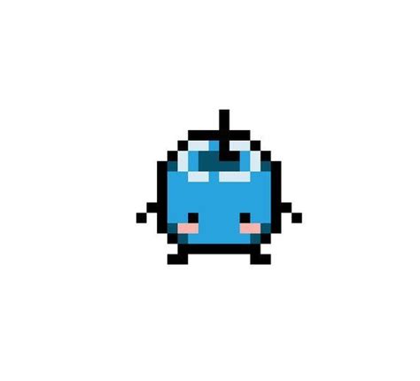 Stardew Valley Blue Junimo Sprite Cross Stitch Pattern 2 Poses Etsy