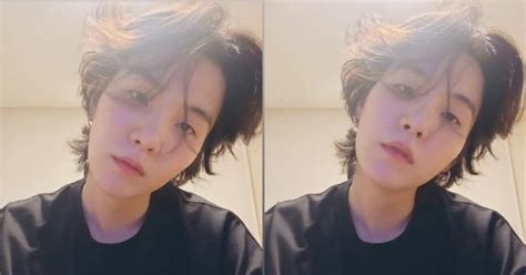 방탄소년단 슈가 장발 공개 소년美 넘치는 근황