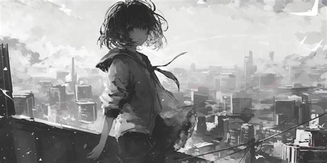 Anime Black And White Wallpaper Anime Wallpapers Dazai Akira Lofi