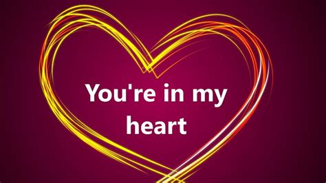 Rod Stewart Youre In My Heart With Lyrics Youtube