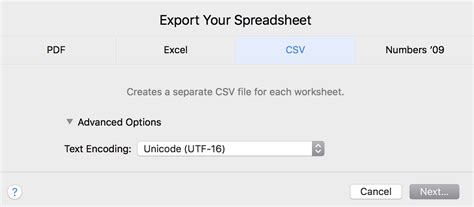 Exporting A Csv From Apple Numbers Gravitykit Support Knowledge Base How To And Docs