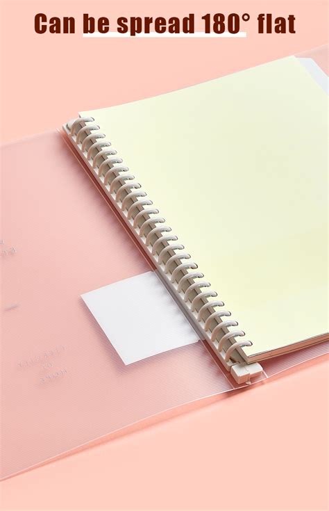 Binder Notebook 60 Sheets A5 B5 Morandi Loose Leaf Refillable Notebook Pp Cover Office School