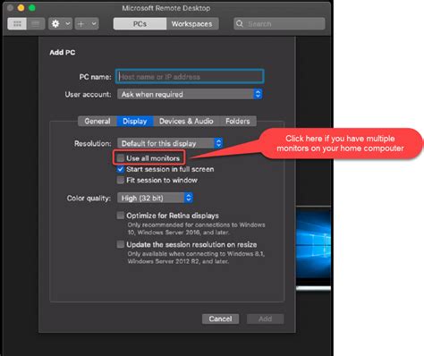 connect to pc via rdp on a mac create new connection ap3d consulting